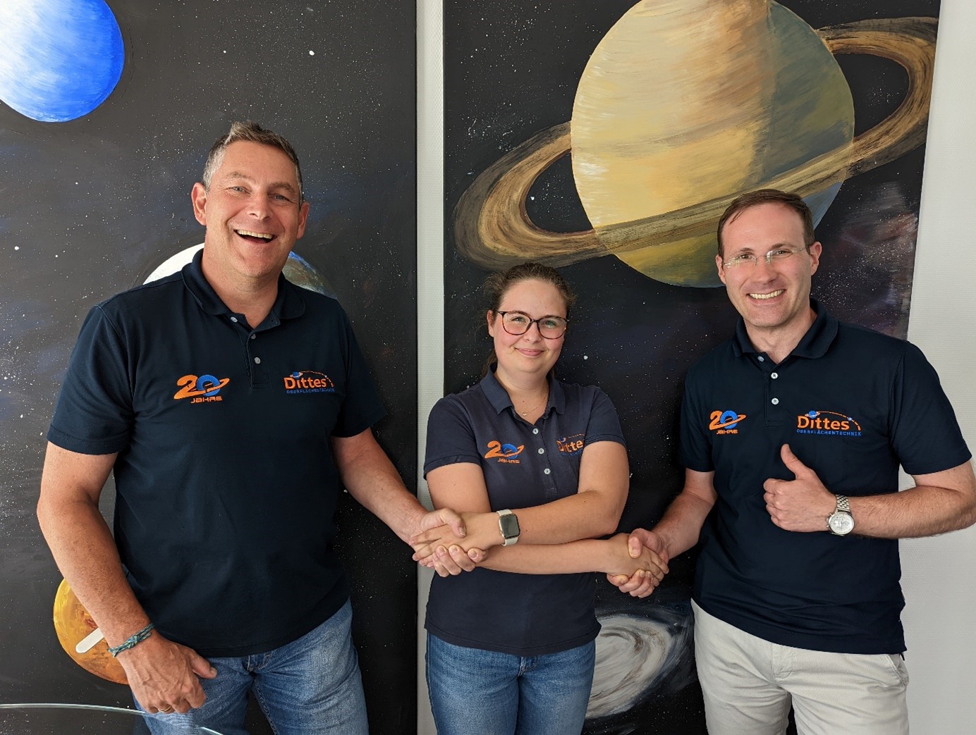 Erfolgreiche Abschlußprüfung - Dittes Oberflächentechnik GmbH